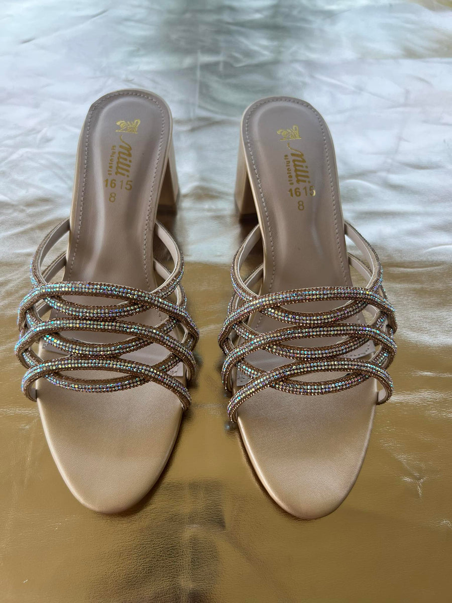 Milli Shoes Formal Block Heels – MilliShoes